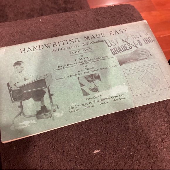 Office | Vintage Handwriting Made Easy Cursive Writing Manual | Poshmark